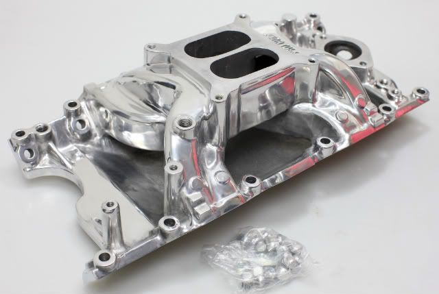 Mopar Small Block Intake Small Block Mopar Polished Aluminum Air Gap ...